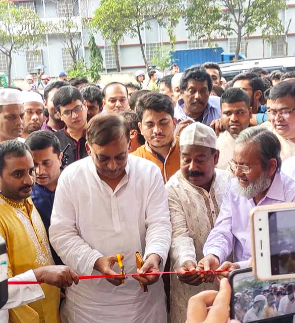 Home Minister inaugurates new main gate of BUTEX
