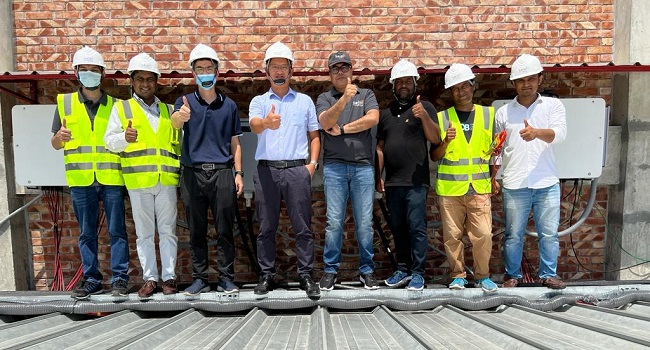 Huawei’s management along with Solar EPC team visits AKH Knitting and ...