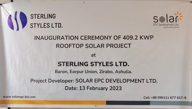 Solar EPC inaugurates 409.2 KWp rooftop solar project at Sterling Styles