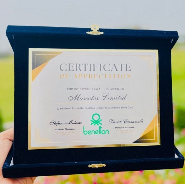 Masco Group bags Best Supplier Performance Award